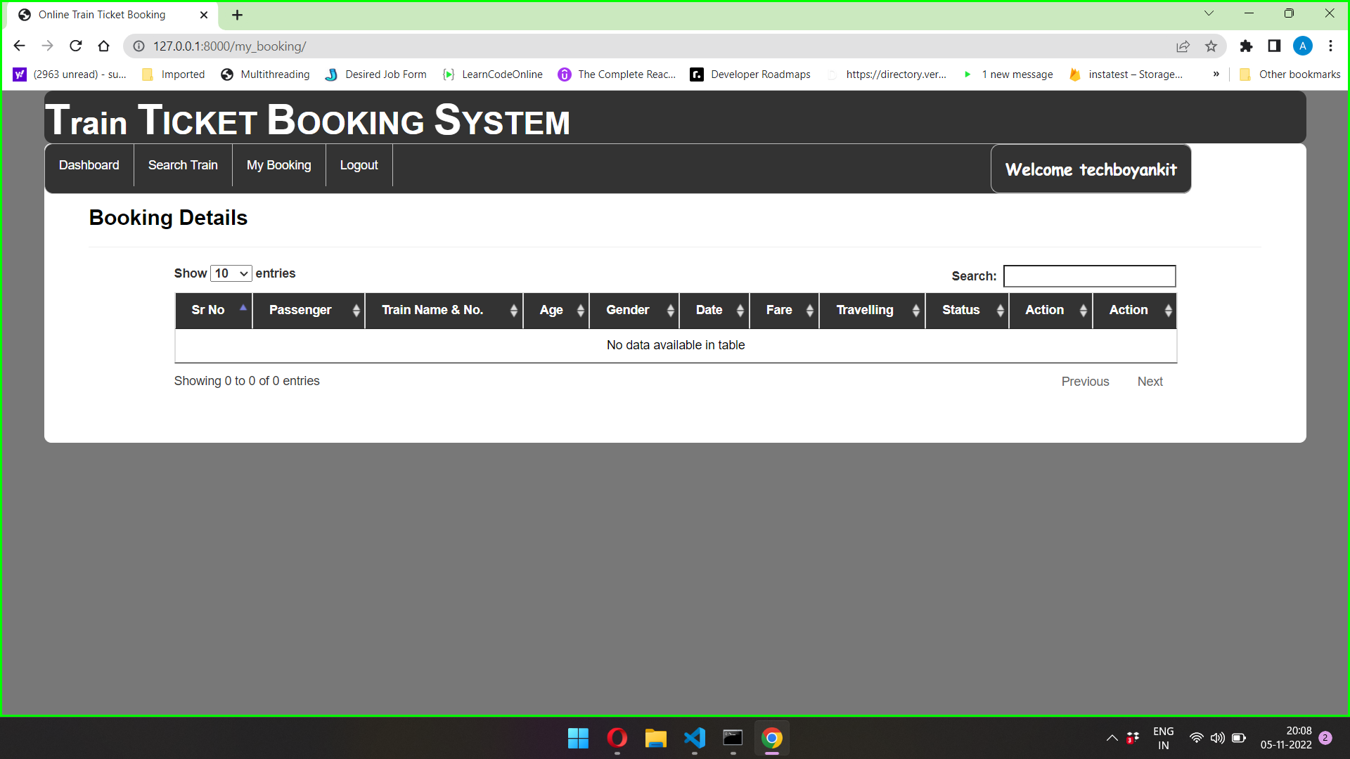 GitHub - techboyankit/Railway_Reservation_System_Django