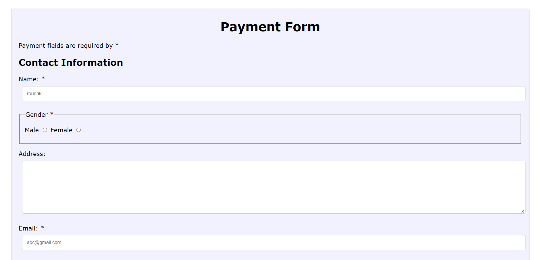 GitHub - Rounakkumar795/Payment_Form