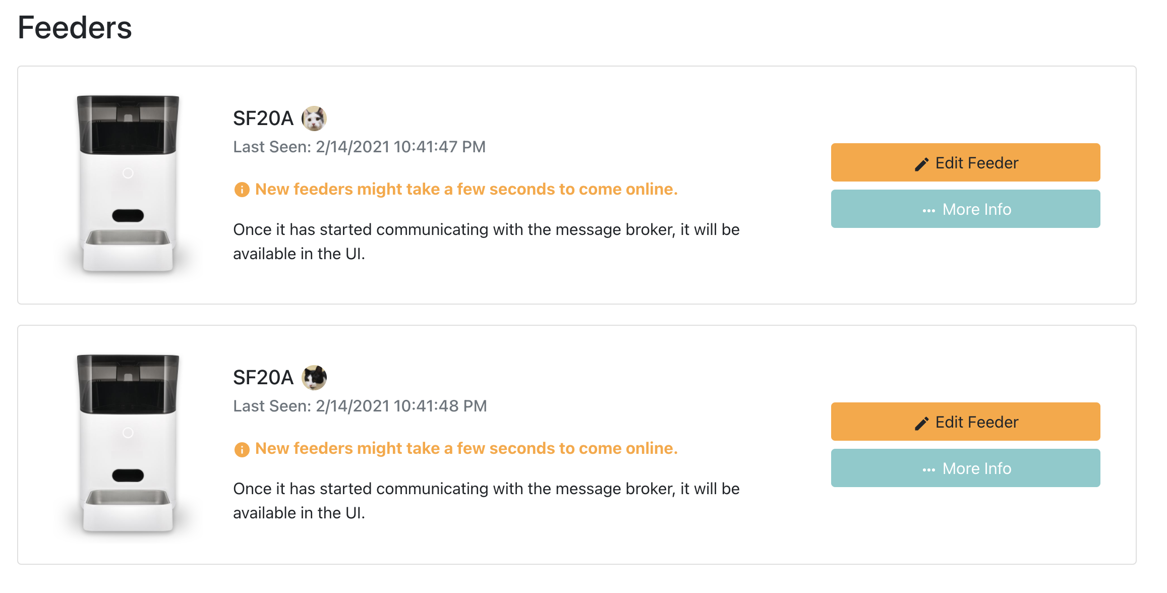 New Setup Errors · Issue #61 · feedernet/petnet-feeder-service · GitHub