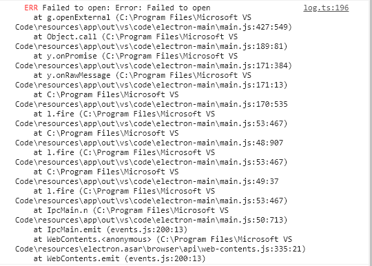 Cannot Open External Links · Issue 84265 · Microsoftvscode · Github