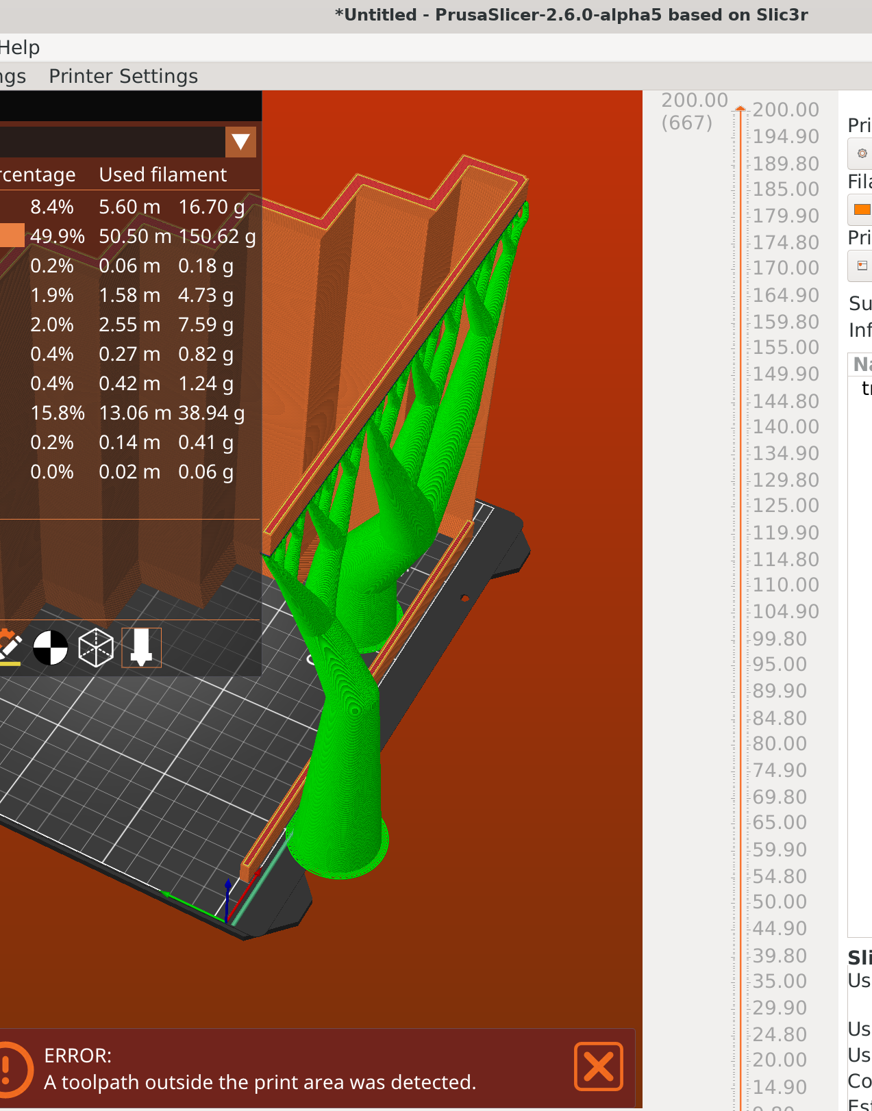 Organic supports are set outside of the build plate · Issue #10184 · prusa3d/PrusaSlicer · GitHub