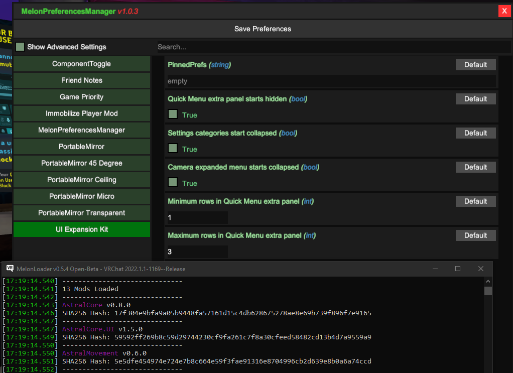 AstralMovement not showing up in MelonPrefs · Issue #2 · Astrum-Project/AstralMovement · GitHub