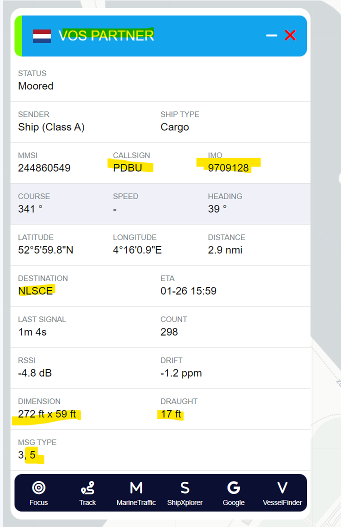 Message type 27 and ships table info · Issue #62 · jvde-github/AIS-catcher · GitHub