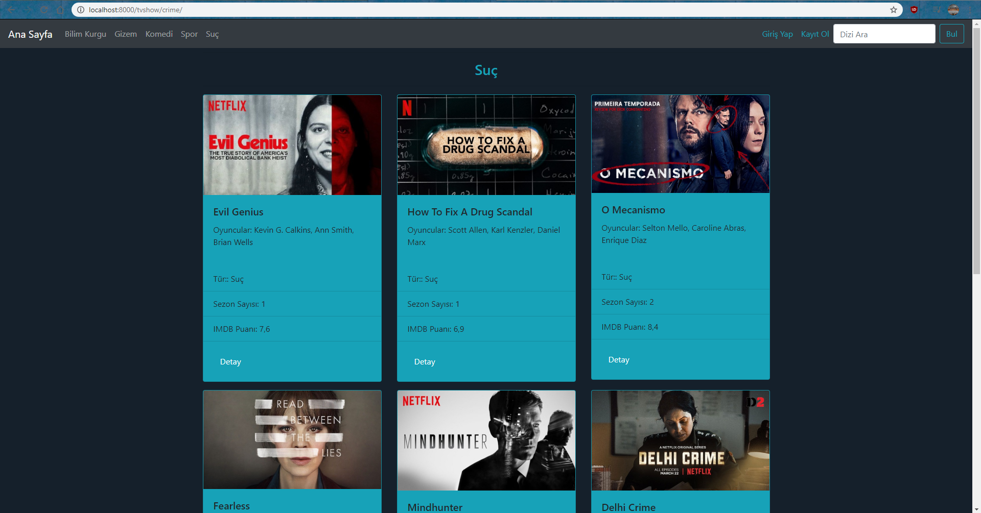 GitHub - rizayuksel/djangoDiziIncelemeWithElasticsearch: Django Dizi Inceleme With Elasticsearch