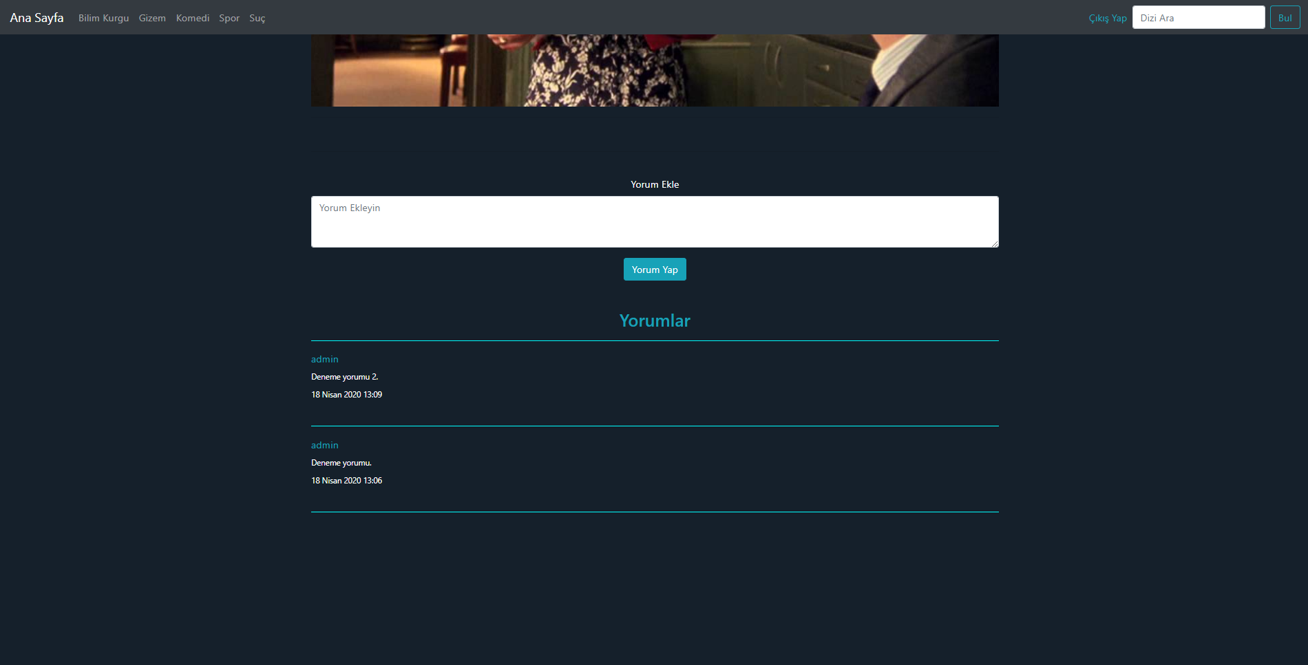 GitHub - rizayuksel/djangoDiziIncelemeWithElasticsearch: Django Dizi Inceleme With Elasticsearch