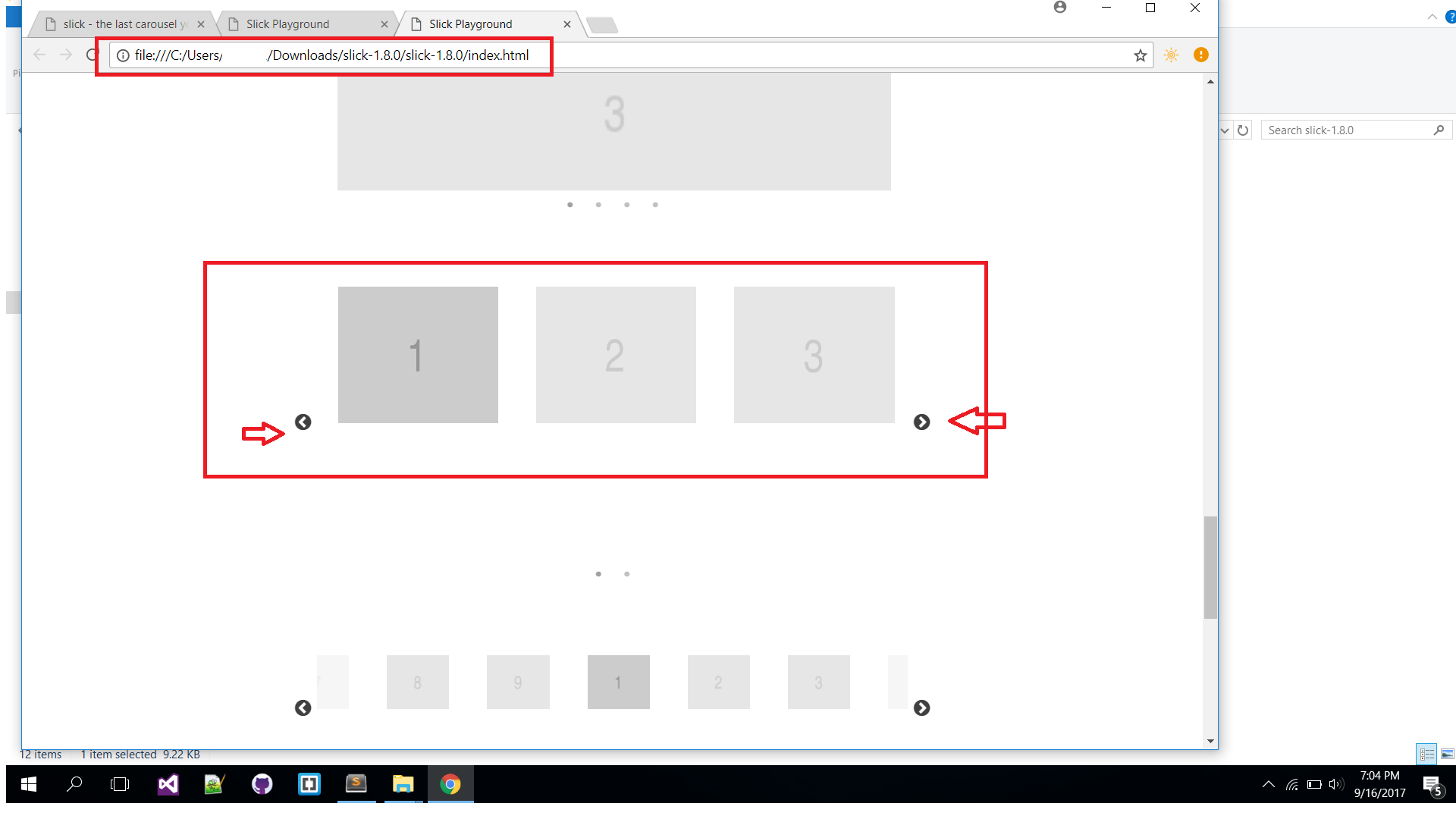 Side arrow goes down when we resize browser · Issue #3116 · kenwheeler/slick · GitHub