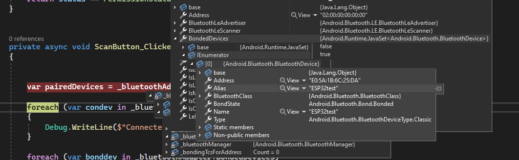 Paired Device Not Being Detected By Call To Adaptergetsystemconnectedorpaireddevices · Issue