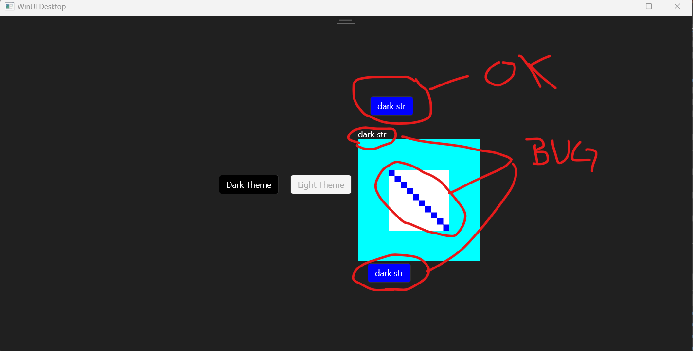 Theme Change does not work for collections · Issue #8433 · microsoft/microsoft-ui-xaml · GitHub