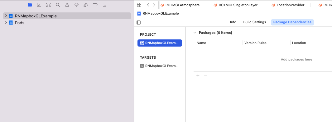 Missing package product 'Mapbox' && failed downloading MapLibre upon updating from v8 to v10 ...