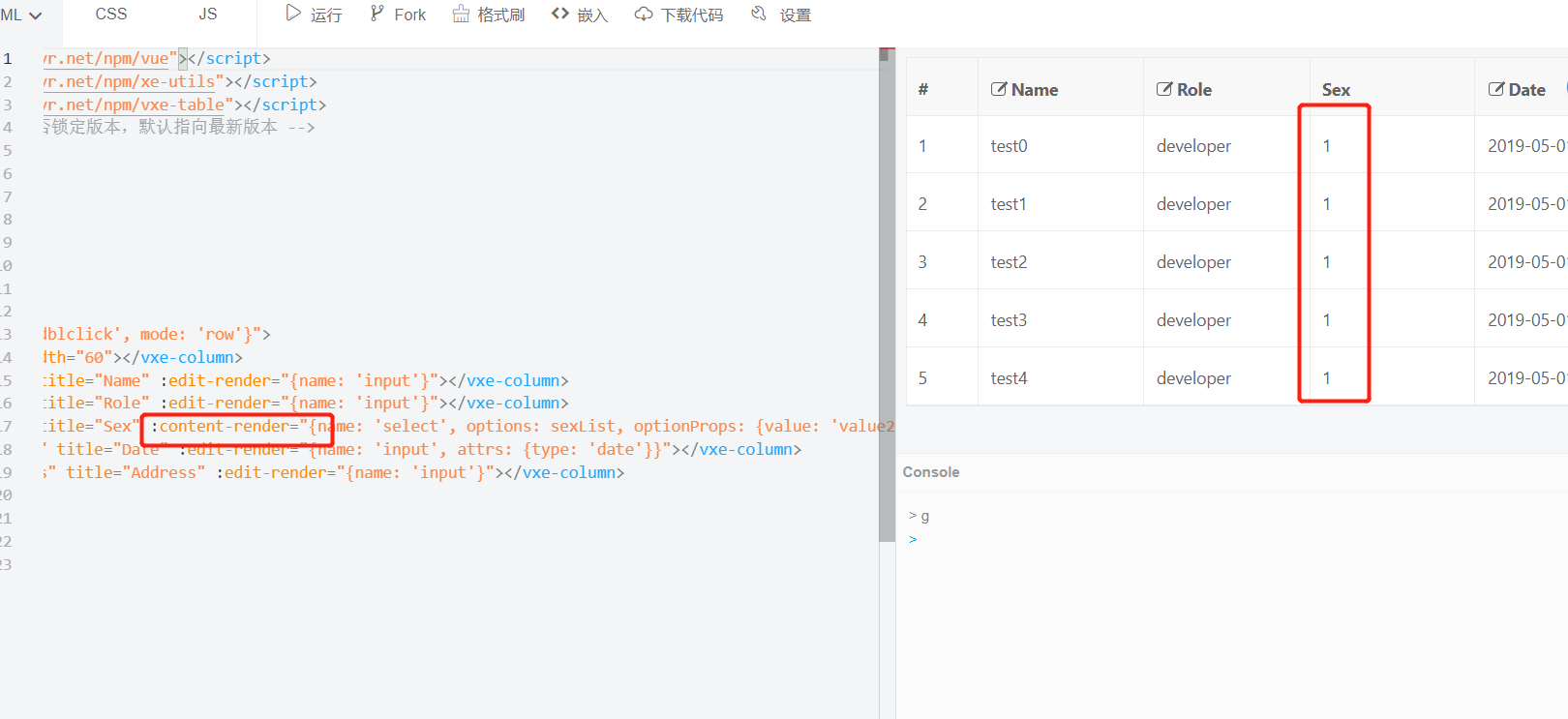 :content-render 下拉框无效 · Issue #1468 · x-extends/vxe-table · GitHub