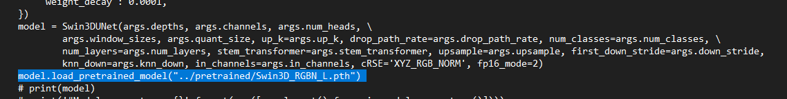 Problem when predicting sample data input.npz · Issue #18 · microsoft/Swin3D · GitHub