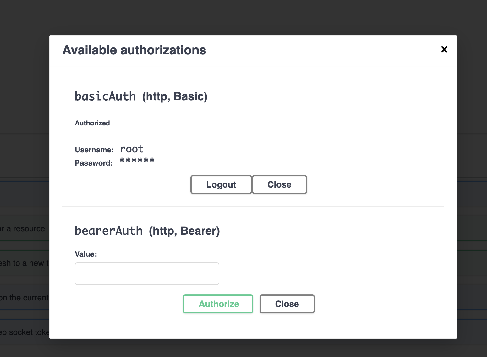 Use built-in swagger authentication schemes · Issue #622 · plone/guillotina · GitHub