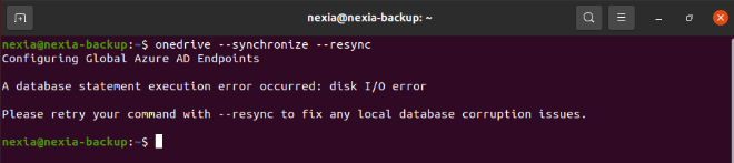 Database Statement Execution Error Occured Disk Io Error · Issue 1538 · Abrauneggonedrive 5655