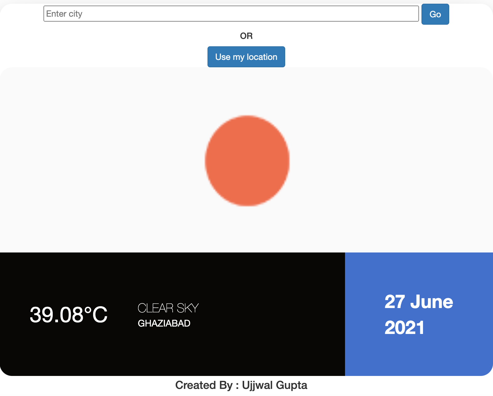 GitHub - ujjwal18bit1167/Weather-App