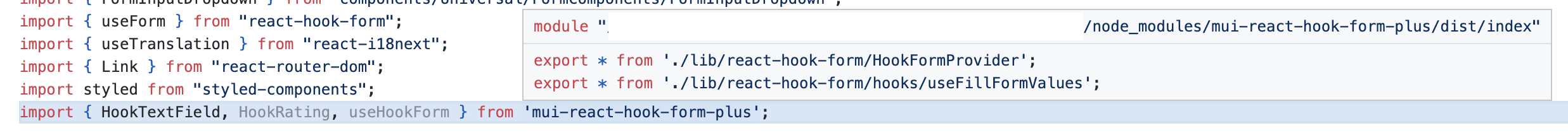Module Not Found Can T Resolve Mui React Hook Form Plus · Issue 6 · Adiathasan Mui React