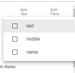 How to Customize lookup filter Styles in material-table · Issue #3084 · mbrn/material-table · GitHub
