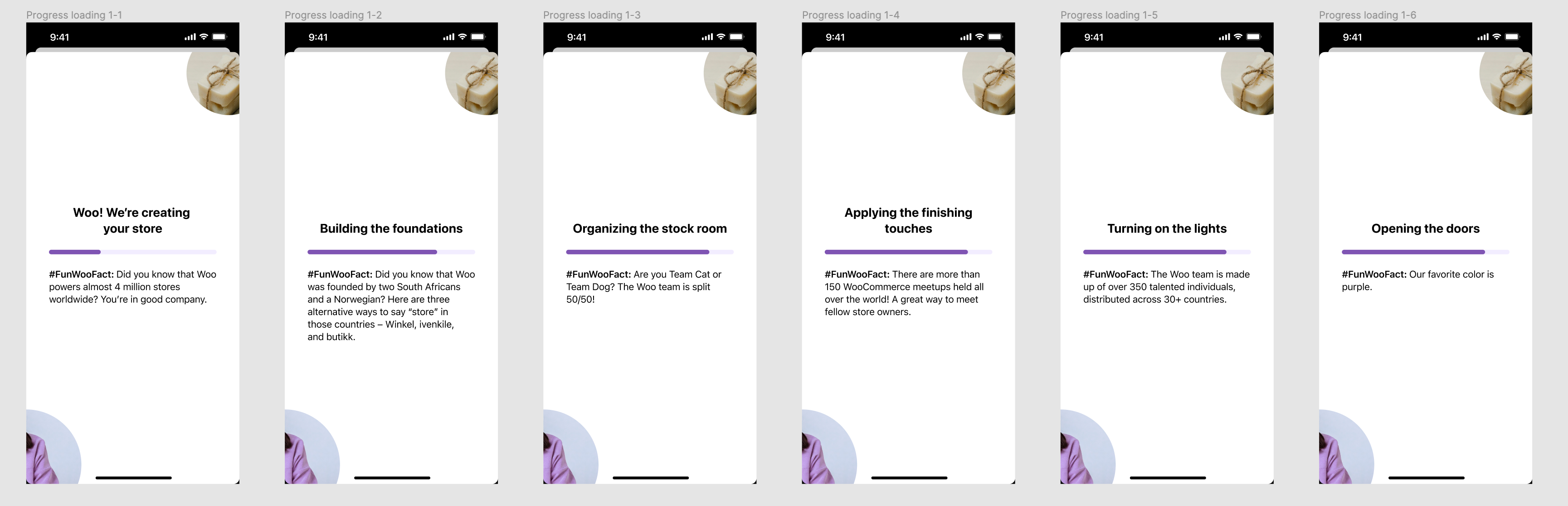 [Store creation flow] Add new funfacts · Issue #9445 · woocommerce/woocommerce-ios · GitHub