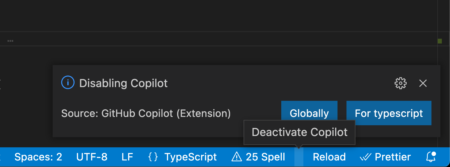 In VS code extension is installed but no icon appears in the bottom ...