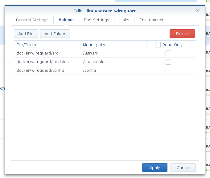 Synology NAS - Missing Headers · Issue #92 · linuxserver/docker-wireguard · GitHub