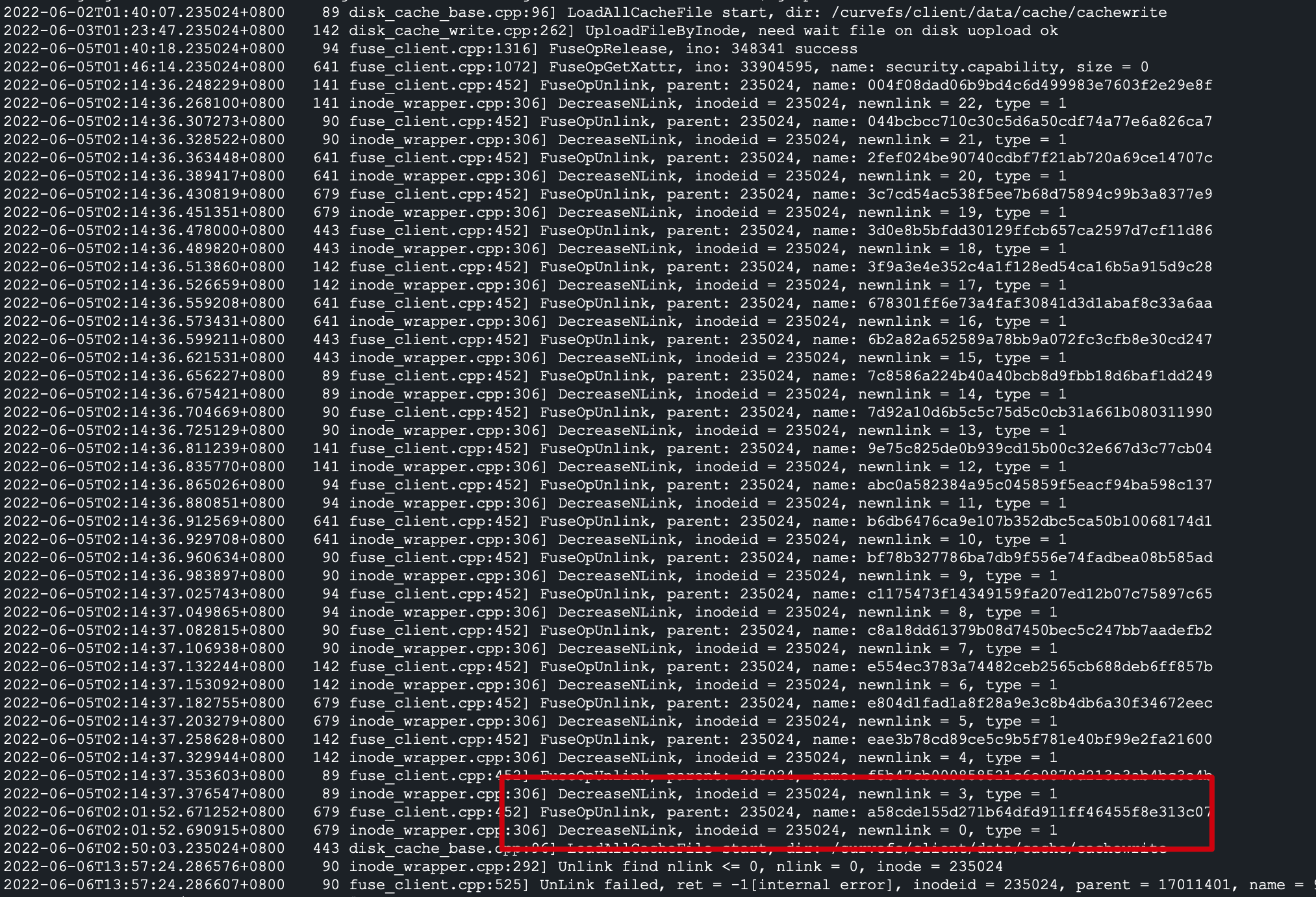 Failed to delete directory · Issue #1490 · opencurve/curve · GitHub