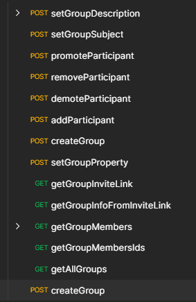 Erros em funções de grupo · Issue #973 · wppconnect-team/wppconnect ...