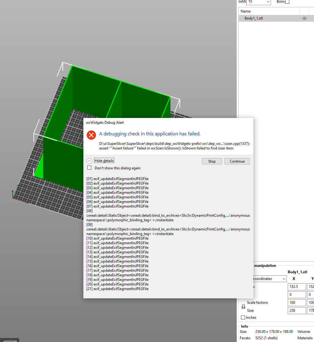 Assert failure · Issue #2026 · supermerill/SuperSlicer · GitHub