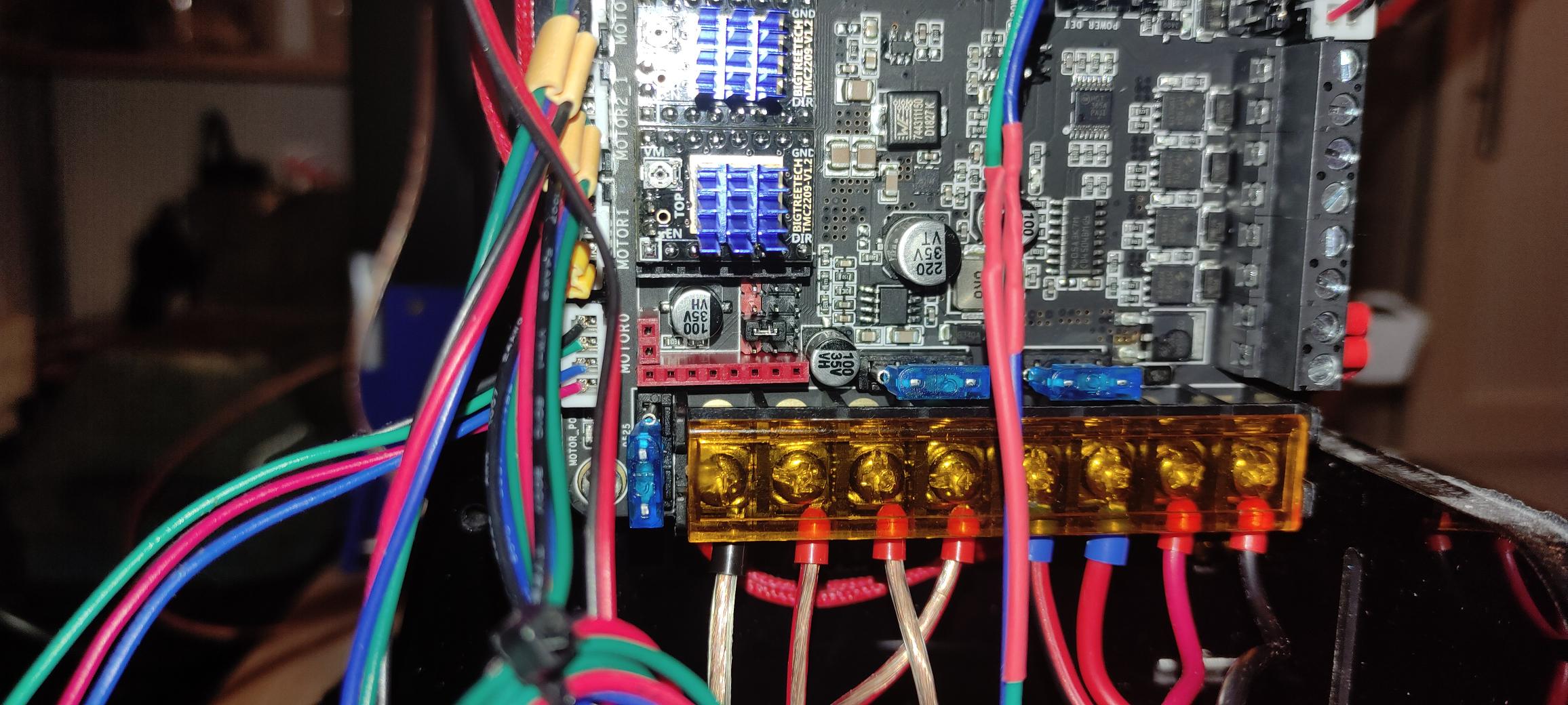 X driver error detected: 0xC0120004 Recv: coil short circuit - Marlin on Octopus-V1.1, TMC2209 ...