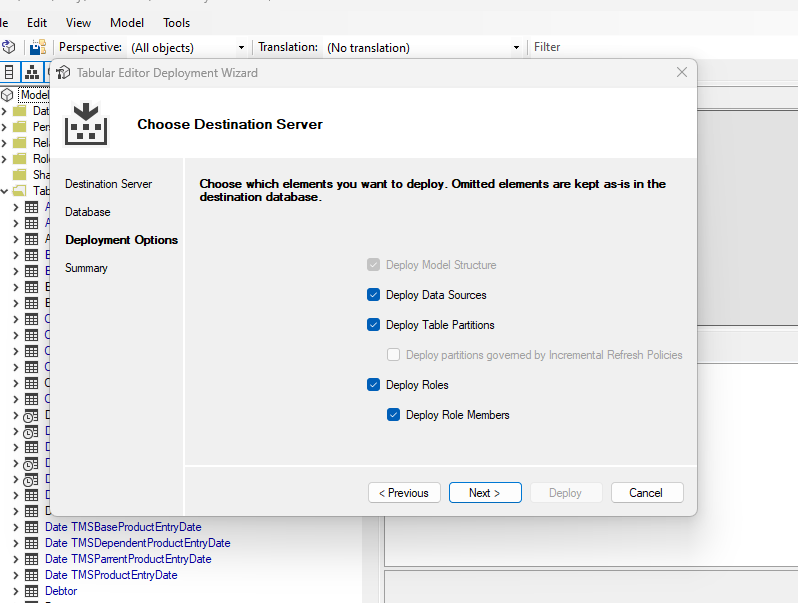 Missing Deployment option ''Deploy Connections" from the deployment wizard 2.18.2 · Issue #1113 ...