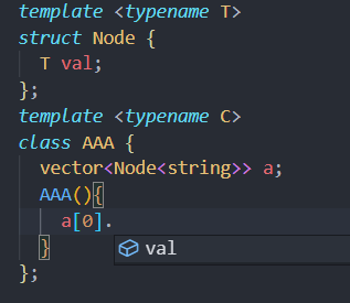 The template class cannot prompt correctly · Issue #8350 · microsoft ...