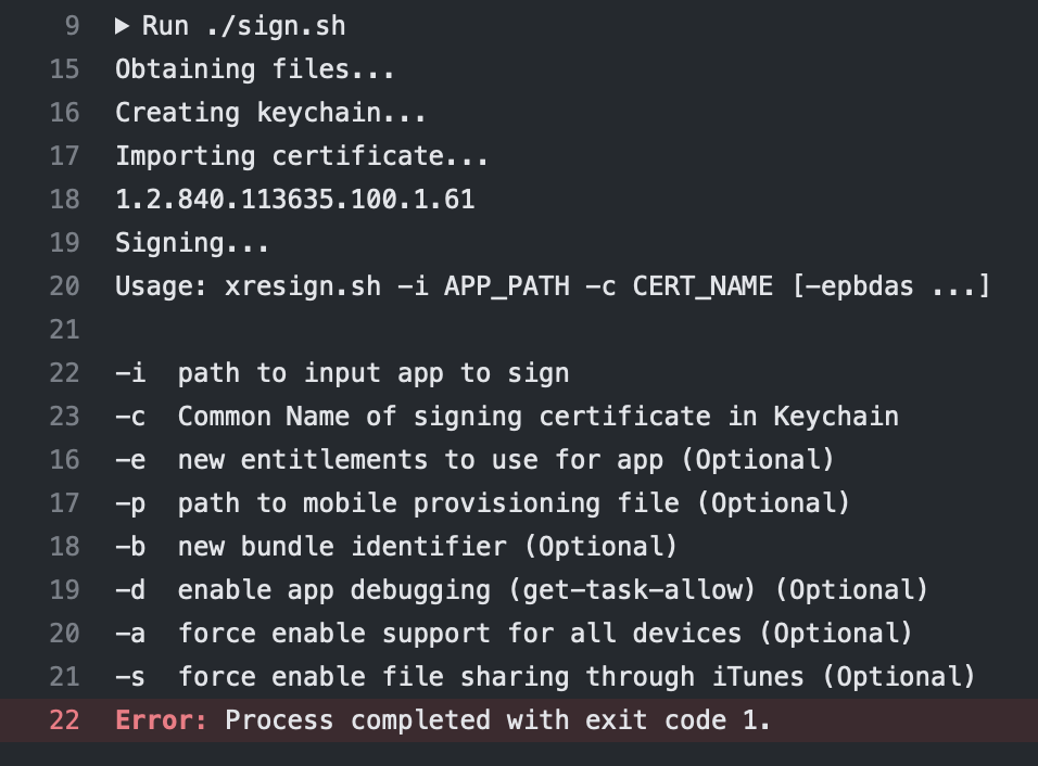 GitHub Actions CI troubleshooting · Issue #7 · SignTools/SignTools · GitHub