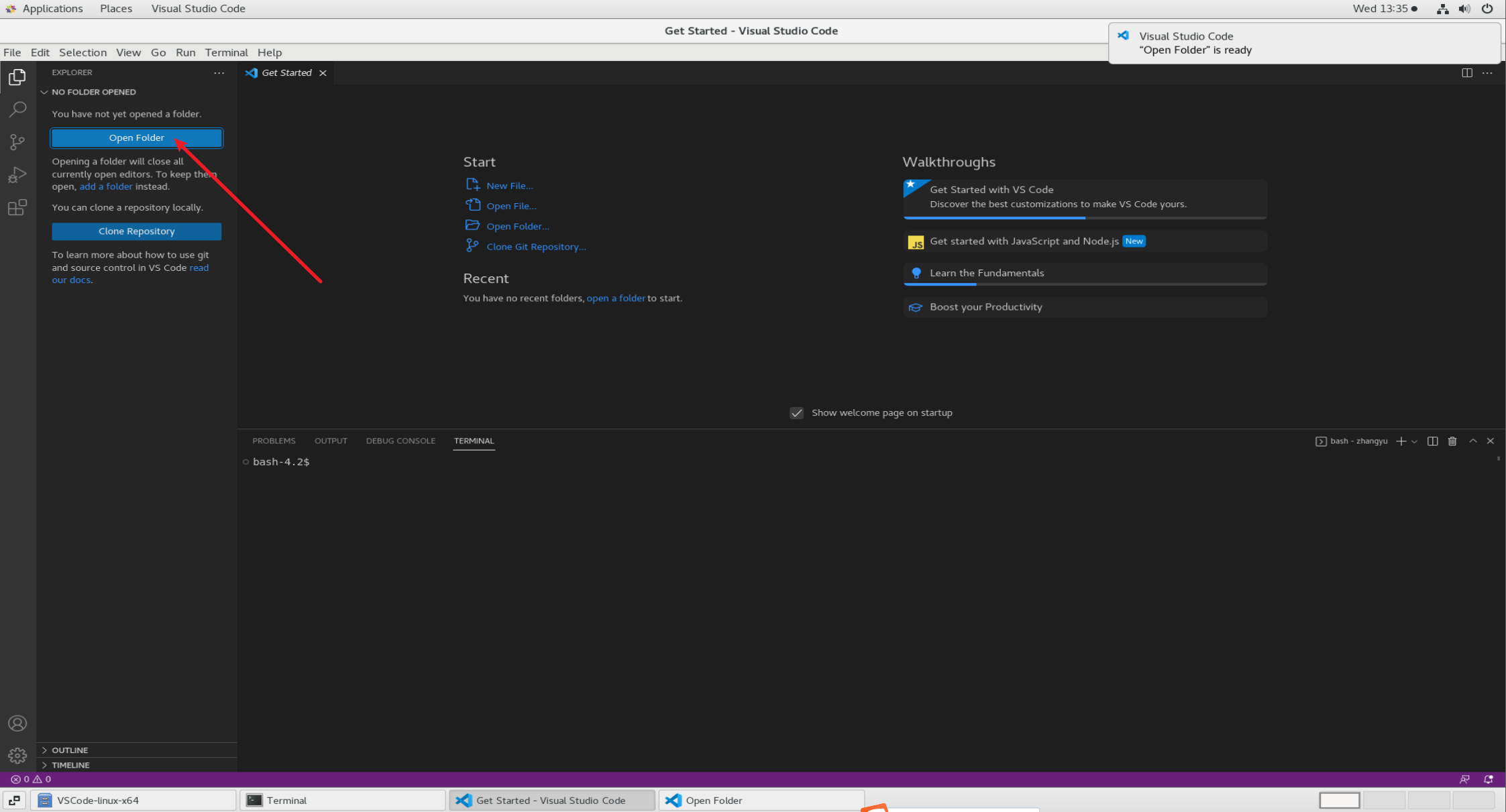 Centos Bug · Issue #171578 · microsoft/vscode · GitHub