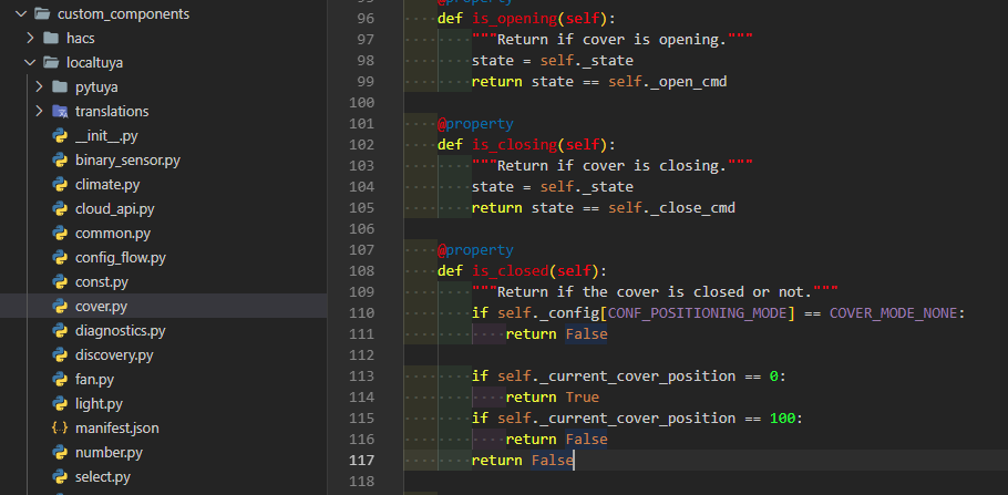 Unknown State of Cover/Shutters · Issue #1108 · rospogrigio/localtuya · GitHub