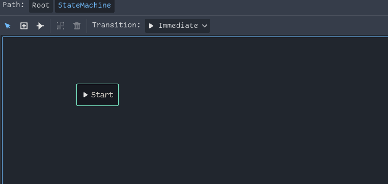 AnimationTree AnimationNodeStateMachine only shows 'End node' when child of another StateMachine ...
