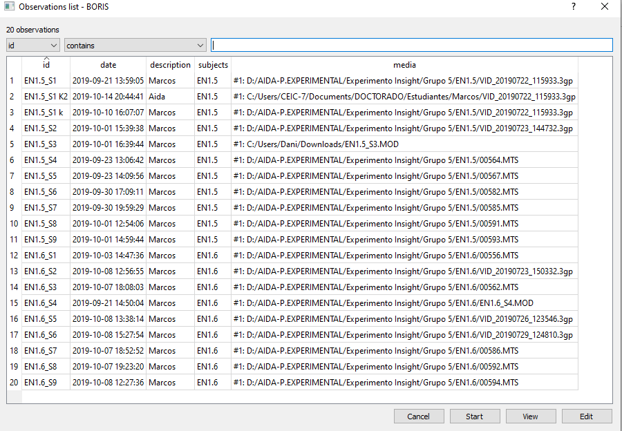 Plot events in different graphs · Issue #238 · olivierfriard/BORIS · GitHub