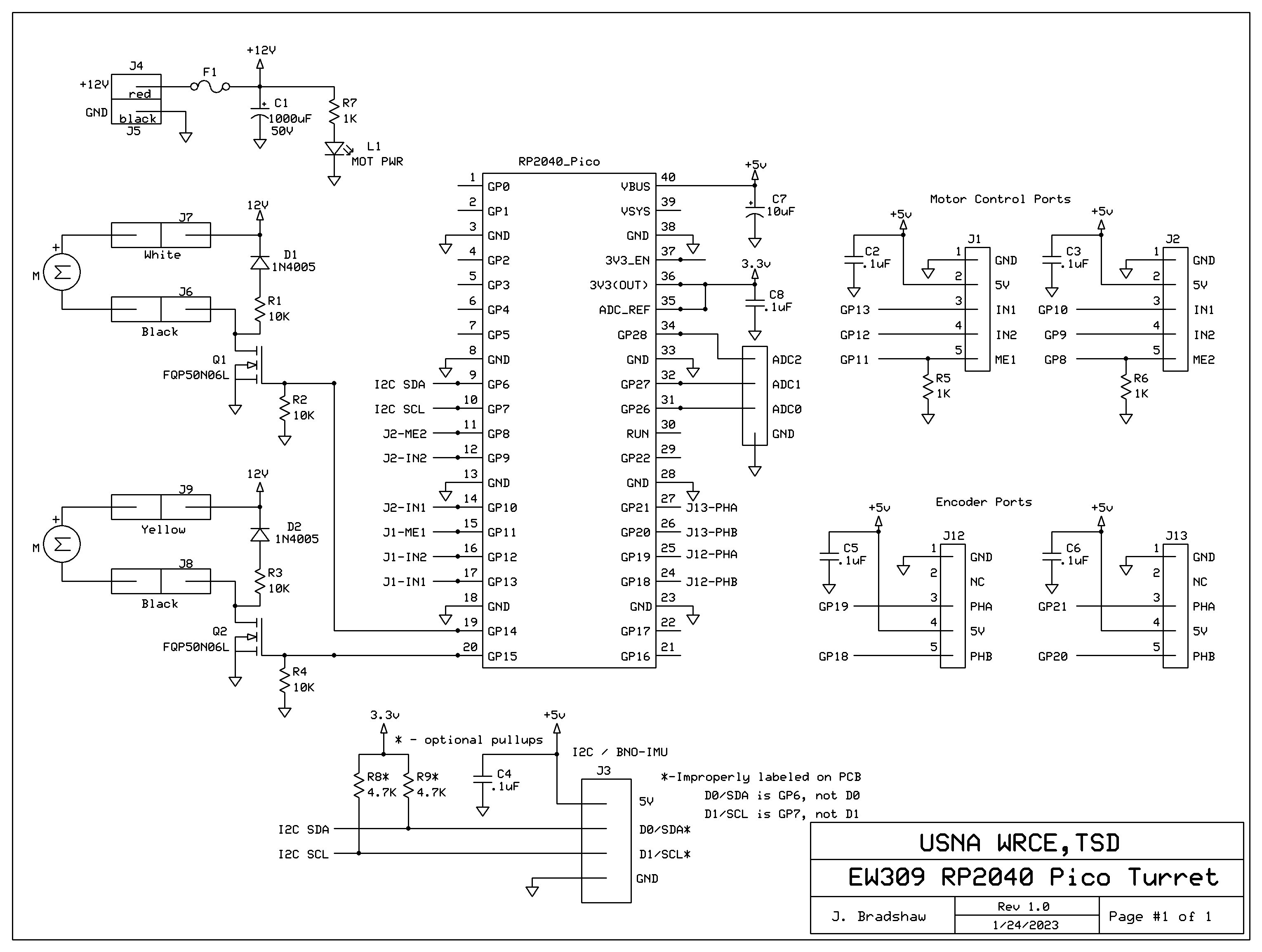 GitHub - jebradshaw/EW309_FY24_Turret_Pico: RP2040 Pico printed circuit ...