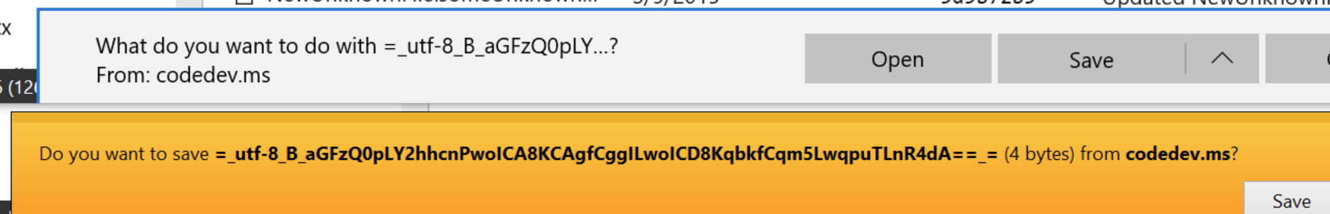 CJK Extension B characters cannot be used in Content-Disposition ...