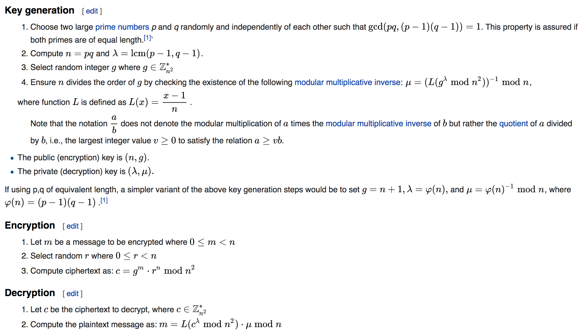 GitHub - CoderSahel/Paillier_cryptosystem: Basic implementation of Paillier cryptosystem