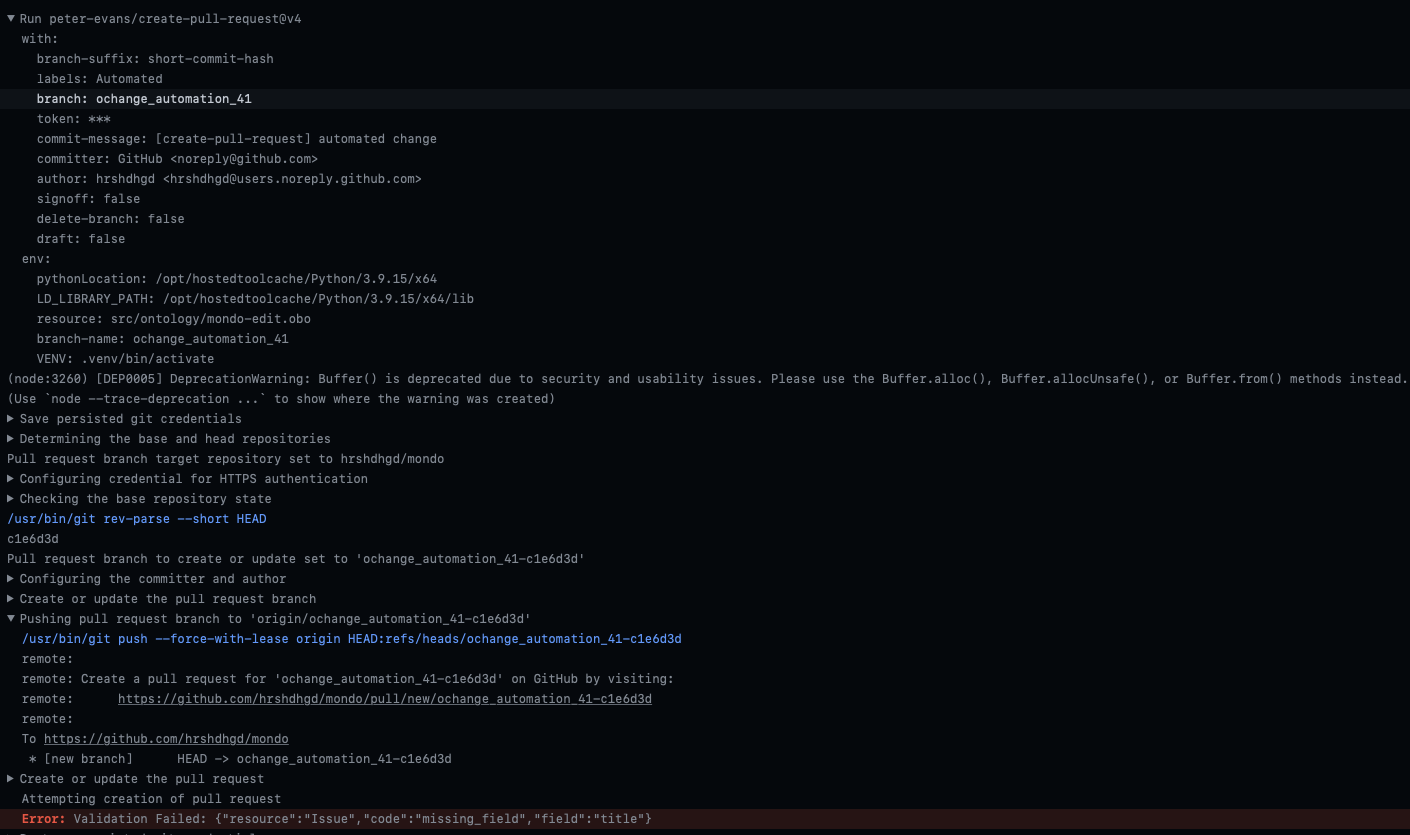 Creation of PR fails with error. · Issue #1329 · peter-evans/create-pull-request · GitHub