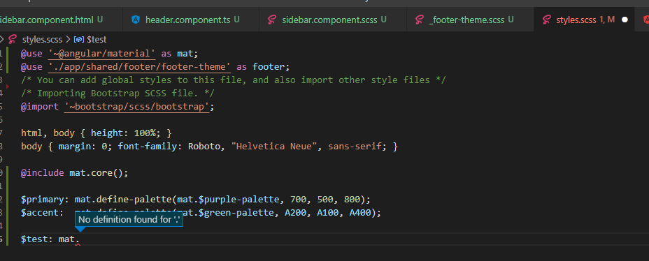 docs-bug(COMPONENT): Documentation around pre-built themes is useless ...
