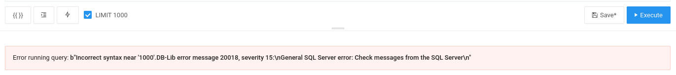 LIMIT 1000 causes sql server data source query to throw error. · Issue #5773 · getredash/redash ...