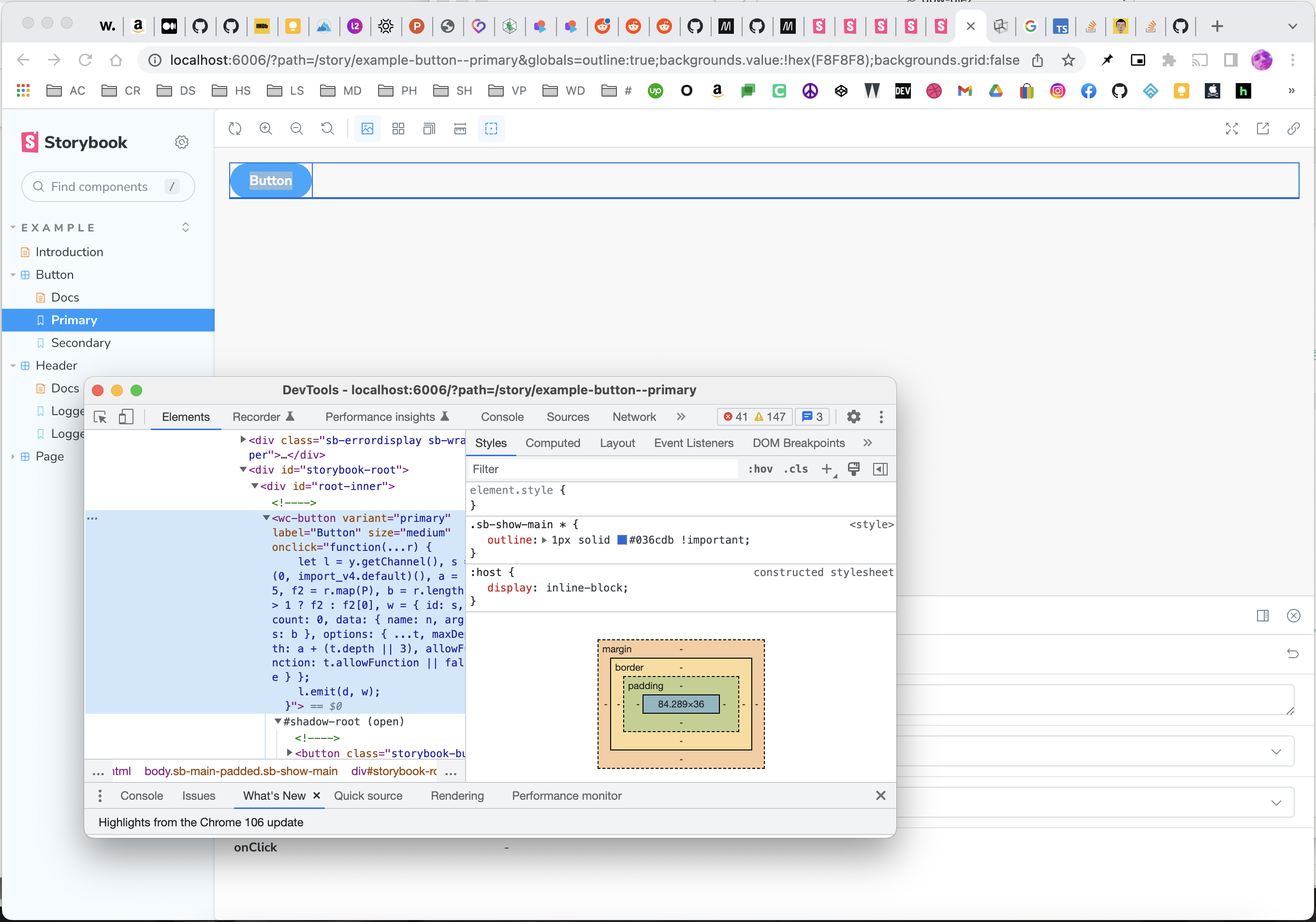[Feature Request] [addon: outline]: Outline Plugin Use Universal Selector for Web Component ...