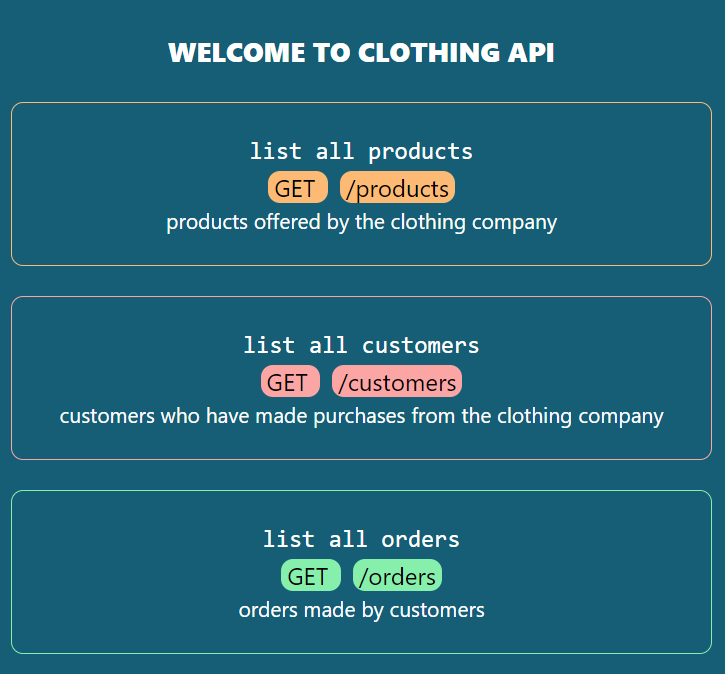 Clothing Ecommerce Api at Lester Shippy blog