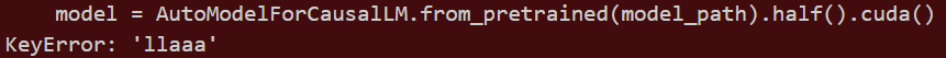 KeyError: 'llama' when I run python3.9 server.py · Issue #223 ...