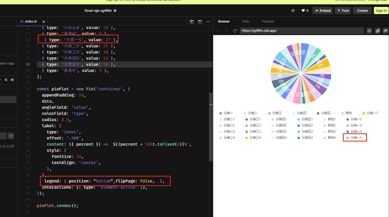 🥰 [FEATURE]饼图中图例展示不全 · Issue #3639 · antvis/G2Plot · GitHub