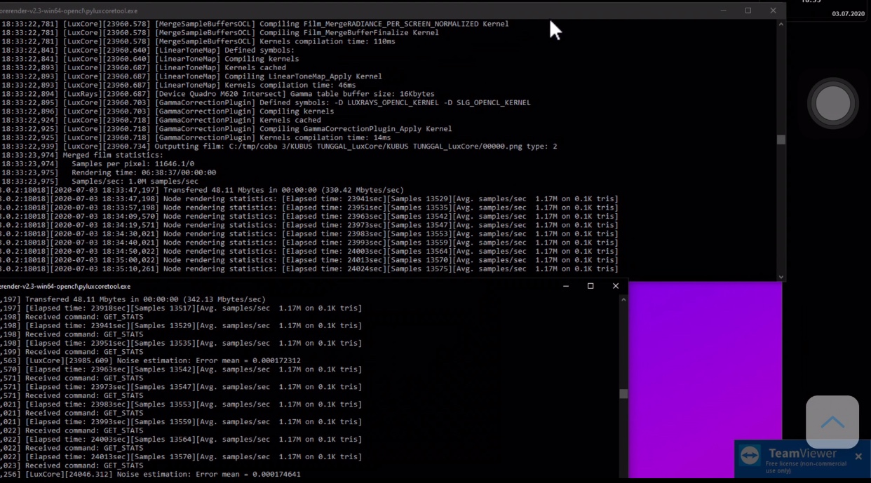 How to know if render has Finished using farm rendering (luxcore stand ...