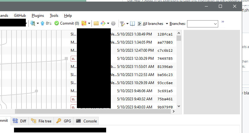 Blank window area in repo browser · Issue #10959 · gitextensions/gitextensions · GitHub
