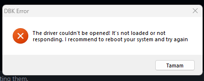 Driver could't load. · Issue #2351 · cheat-engine/cheat-engine · GitHub