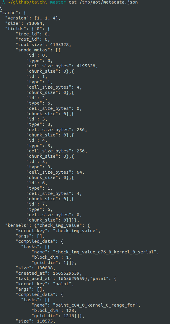 LLVM kernel AOT got skipped for the second time · Issue #6309 · taichi-dev/taichi · GitHub