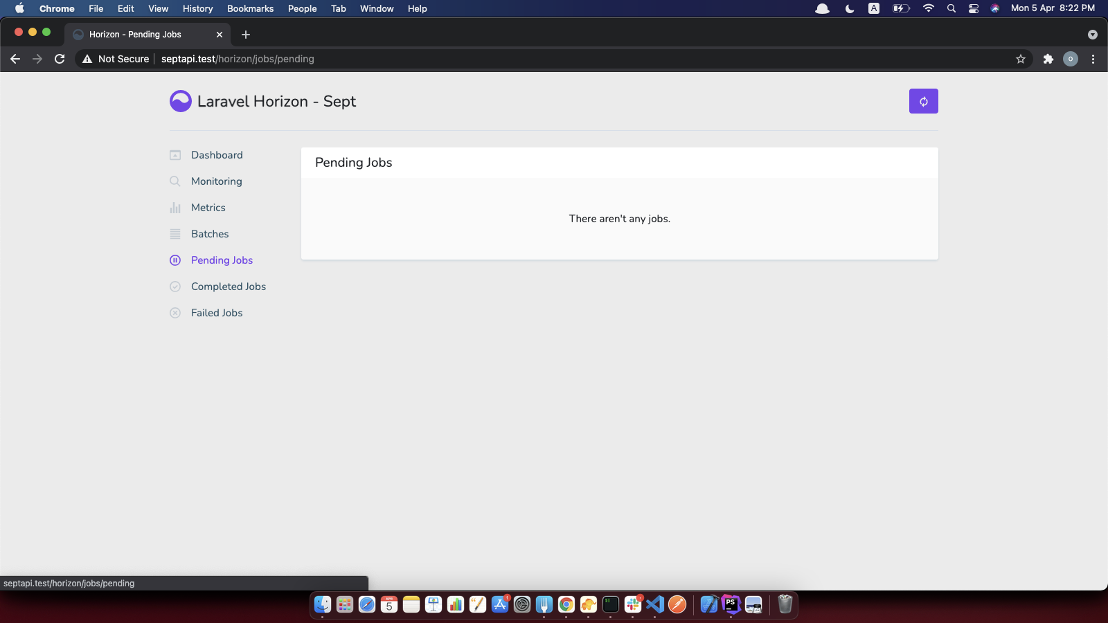 Pending jobs & Completed jobs not showing · Issue #1006 · laravel ...