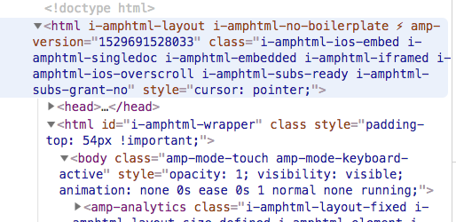 double html elements breaking amp-subscriptions CSS on iPhone with viewer · Issue #16370 ...